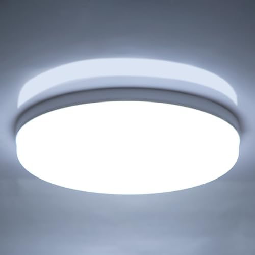 CANMEIJIA Ceiling Light, 6500K 36W Bathroom Lights Ceiling, IP44 ...
