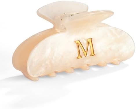 Amazon.com : LILIE&WHITE Acrylic Letter Hair Clips For Women Stylish M ...