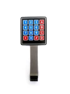 Amazon.in: Buy Membrane Keyboard 4x4 Universal 16 Key Switch Keypad ...