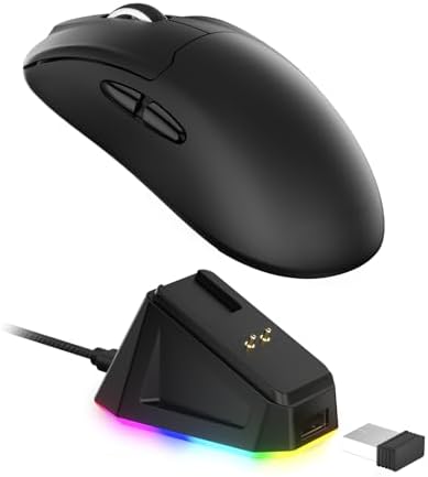 Amazon.com: ATTACK SHARK x Ajazz AJ159 Gaming Mouse,2.4G Wireless Gaming Mouse,56g Ultralight ...
