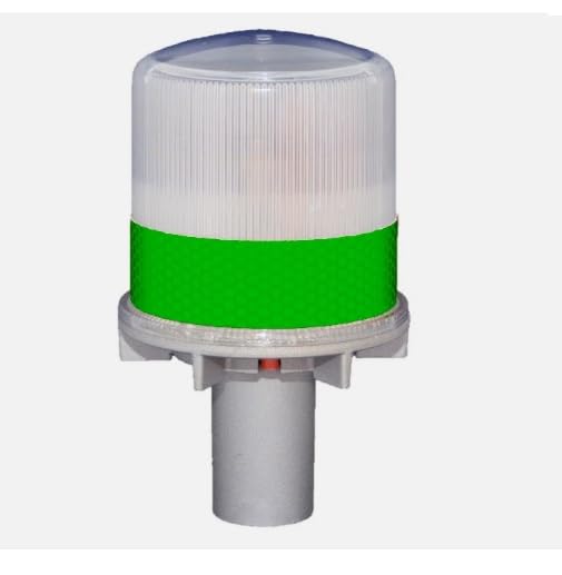 CREWBOLT Green Solar Blinker Light | Aluminium Cast Body with ABS Clamp ...