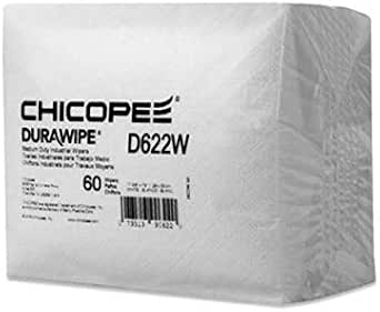 Amazon.com: Chicopee D622W DuraWipe Xtra Quarter Fold 12 1/4x13 1/2 ...
