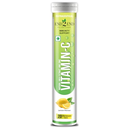 End2End Nutrition Natural Amla Extract Vitamin C with Zinc for Immunity ...