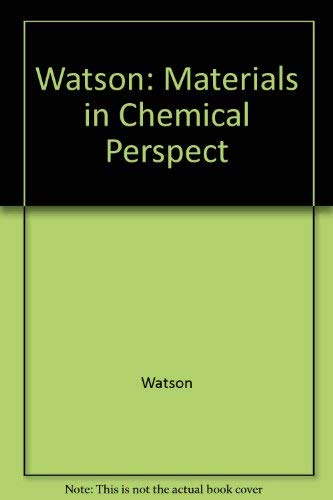 Materials in Chemical Perspective: Watson, K. L.: 9780470922323: Amazon ...