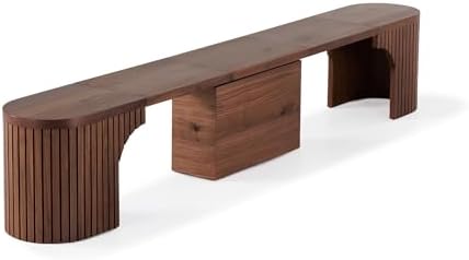 Amazon.com - Transformer Table - Round Dining Bench, Extendable Solid ...