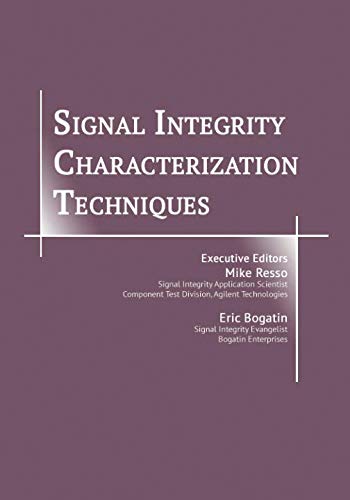Buy Signal Integrity Characterization Techniques Book Online at Low ...