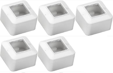 Modular Switchboard Enclosure, 2 Module, Glossy Premium, Brass Nuts ...