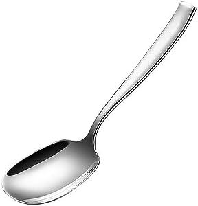 Amazon.com | ZDFQly Large Serving Spoon, Premium 316L Stainless Steel ...