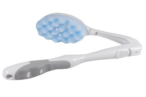Lu La Bath Brush - Articulated Handle w/Replaceable Sponge Head Health ...