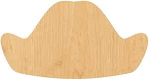 Amazon.com: 4" George Washington Hat Laser Cut Out Wood MLET Shape ...