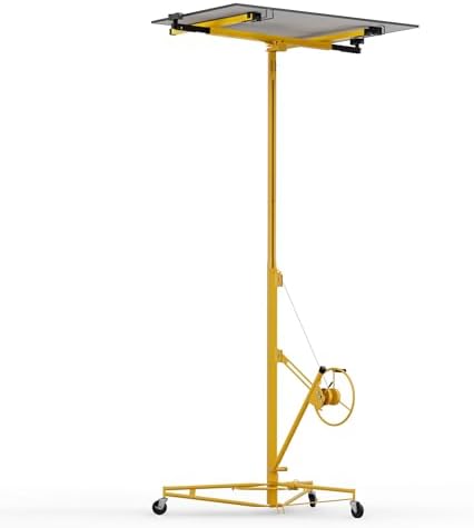 Amazon.com: Drywall Lift 16 FT Panel Rolling Hoist Jack Lifter - 150 ...