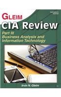 Gleim CIA Review: Part III Business Analysis and Information Technology ...