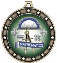 Amazon.com : Math Medals - Math Medal - Mathematics Awards : Sports ...