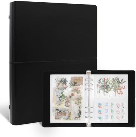 Amazon.com: Reusable Sticker Organizer Sticker Storage Book Zipper ...