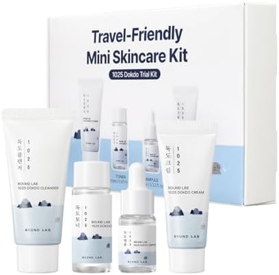 Amazon.com : ROUND LAB 1025 Dokdo Hydrating Mini Size Kit (Cleanser ...