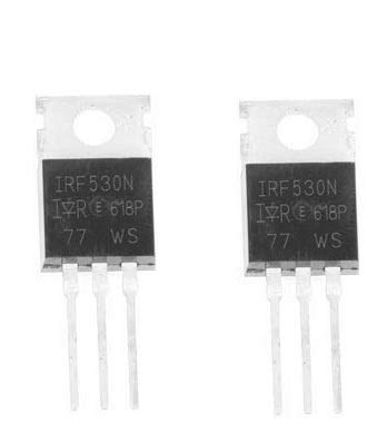 ROBOBULLS ELECTRONICS IRF530 MOSFET TO220 for Electronic Projects (2 PC) : Amazon.in: Industrial ...