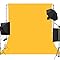 Amazon.com : Yellow Photo Backdrop for Photoshoot Yellow Background for ...
