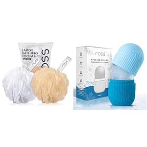 Buy Ross Large Bath Loofah Sponge Scrubber Exfoliator for High Lather ...