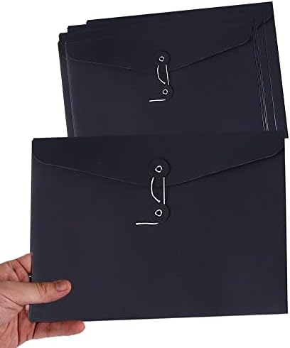 Lot de 10 porte-documents en carton et papier kraft Format A4 Pochette ...