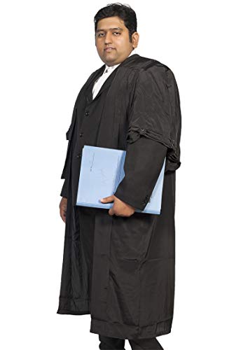 PSP Advocate/Lawyer Gown for HIGH Court and Supreme Court Black ...