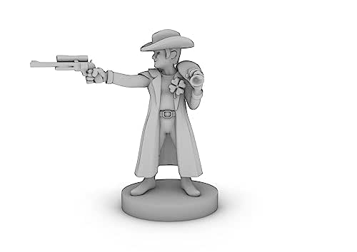 Amazon.com: Halfling Gunslinger Tabletop DND Gaming Miniature : Toys ...