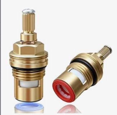2 Pack 1/2" Hot & Cold Ceramic Cartridge for 45882000 45883000, Brass ...