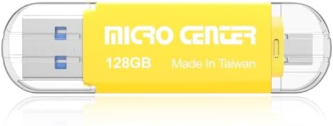 Amazon.com: INLAND Micro Center Super Speed 2-in-1 128GB Type C Flash ...