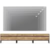 Amazon.com: Wampat Modern TV Stand for 110 inch TVs, 3 in 1 ...