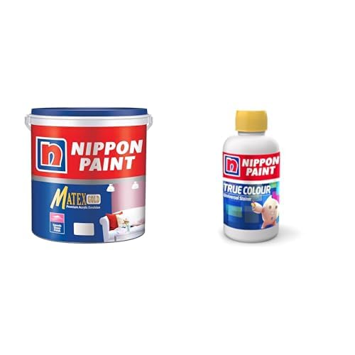 Nippon Paint Matex Gold Interior Emulsion Paint(4L, White) + Universal ...