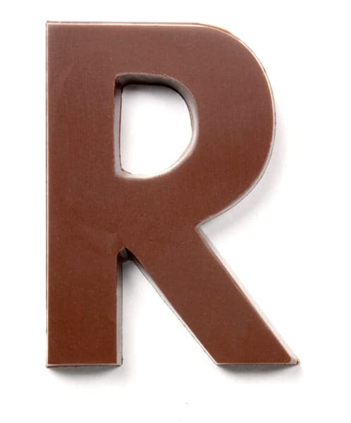 Amazon.com : Philadelphia Candies Solid Milk Chocolate Alphabet Letter ...
