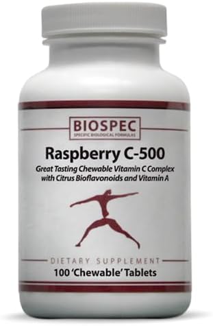 Amazon.com: Raspberry C-500 – Chewable Immune and Antioxidant Support ...