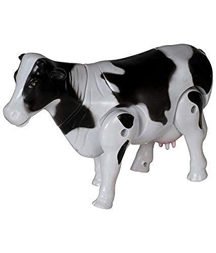 Buy Battery Operated Walking Milk Cow Funny Toy with Light and Sound ...
