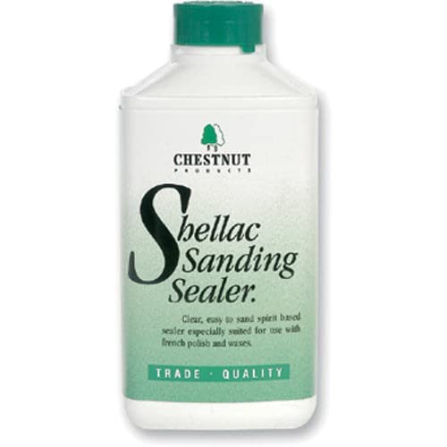 CHESTNUT PRODUCTS SSS1 Woodworking Shellac Sanding Sealer, 1 litre ...