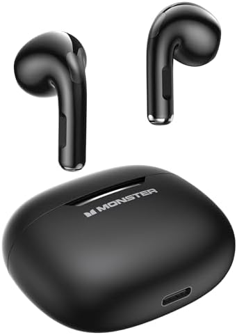 Monster Open AC601 Comfort Clip-On Bluetooth Earbuds, Wireless Earbuds ...