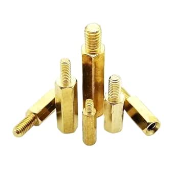M3 Brass Copper Hex Standoff Hexagon Pillar Column Male-Female External ...
