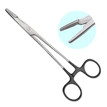 Amazon.com: Olsen Hegar Needle Holder, Needle Driver with Scissors ...