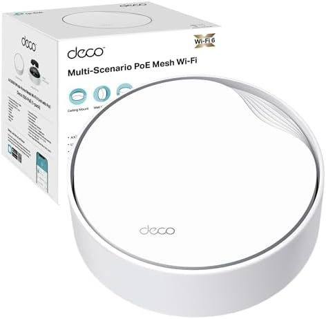 TP-Link Deco X50-PoE AX3000 Whole Home Mesh Wi-Fi 6 with PoE, Dual-Band ...