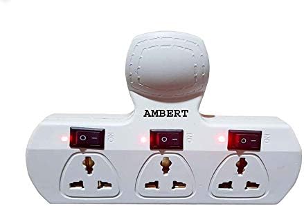 Buy EMBOX Multi Plug Socket with Individual Switch-Cordless Extension ...