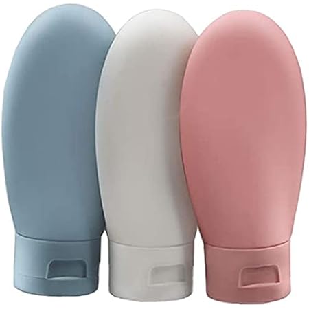 Amazon.com: Silicone Travel Bottles, Vonpri Leak Proof Squeezable ...