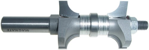 Magnate 7734 Adjustable Double Round Over Router Bits - 3/8" Radius; 1/ ...
