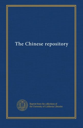 The Chinese repository (v.12): Unknown, .: Amazon.com: Books