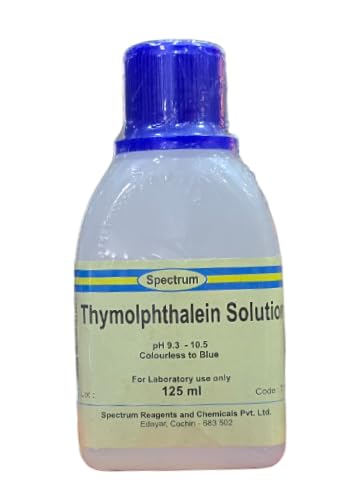 SPECTRUM Thymolphthalein Solution (125ML) : Amazon.in: Industrial & Scientific