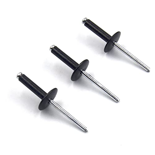 Large Flange Rivets,BESTYCHAO 50pcs Aluminum Blind Rivets with Large ...