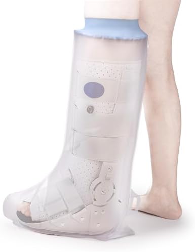 Amazon.com: Tideshake - 100% Waterproof Leg Cast Cover for Showering ...