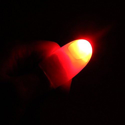Amazon.com: DragonPad 1 Pair Creative Magic Thumb Tip LED Light Magic ...