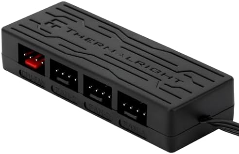 Amazon.com: Thermalright Fan and ARGB HUB×8 Hub Controller Support 8 ...