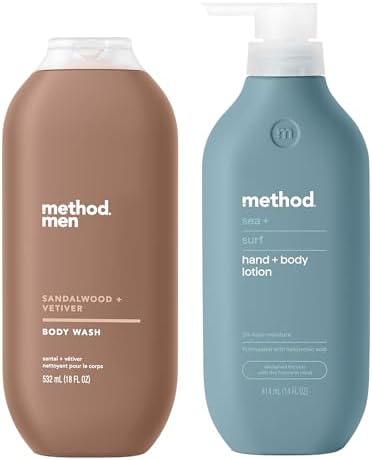 Amazon.com : Bundle of Method Sandalwood + Vetiver Body Wash, 18 oz ...