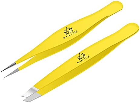 Amazon.com : Tweezerman Mini Slant and Point Tip Tweezer - Tweezers Set ...