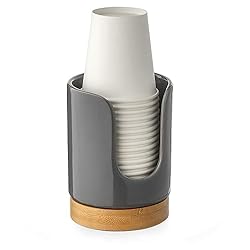 Amazon.com: Viosuniu Ceramic Bathroom Cups Dispenser - 3 oz Disposable ...