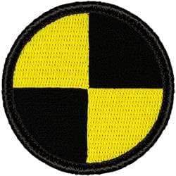 Amazon.com: Patch Crash Test Embroidered Applique Iron On Patches Logo ...
